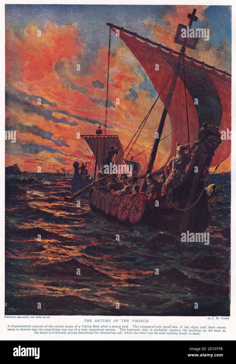 Raid by vikings hi-res stock photography and images - Alamy