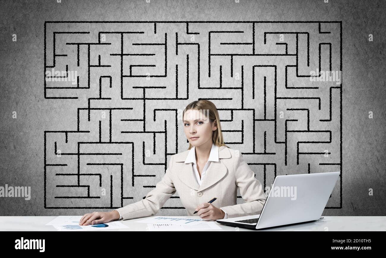 Finding right solution for success Stock Photo - Alamy