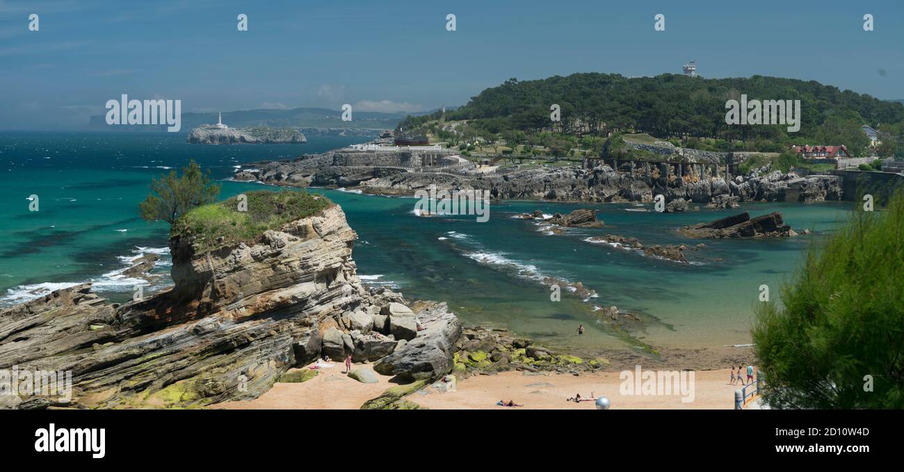 El Camello Beach, Magdalena Peninsula, Santander Bay, Santander ...