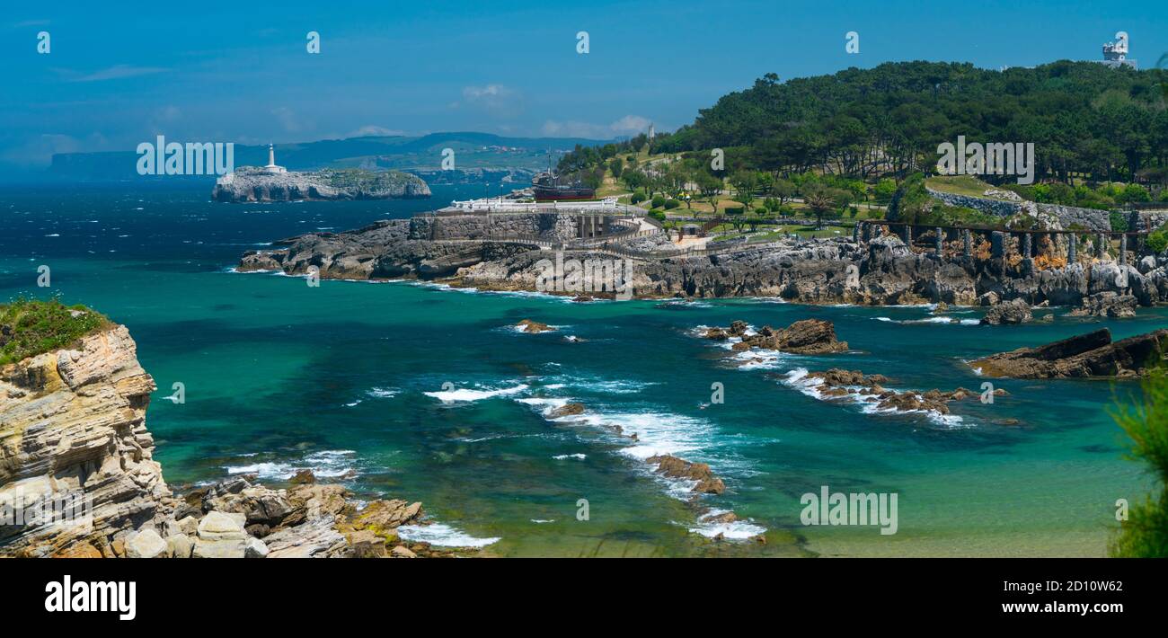 El Camello Beach, Mouro Island, Magdalena Peninsula, Santander Bay ...