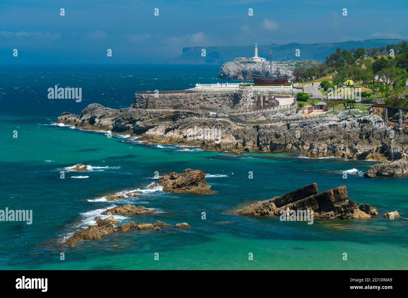 El Camello Beach, Magdalena Peninsula, Santander Bay, Santander ...