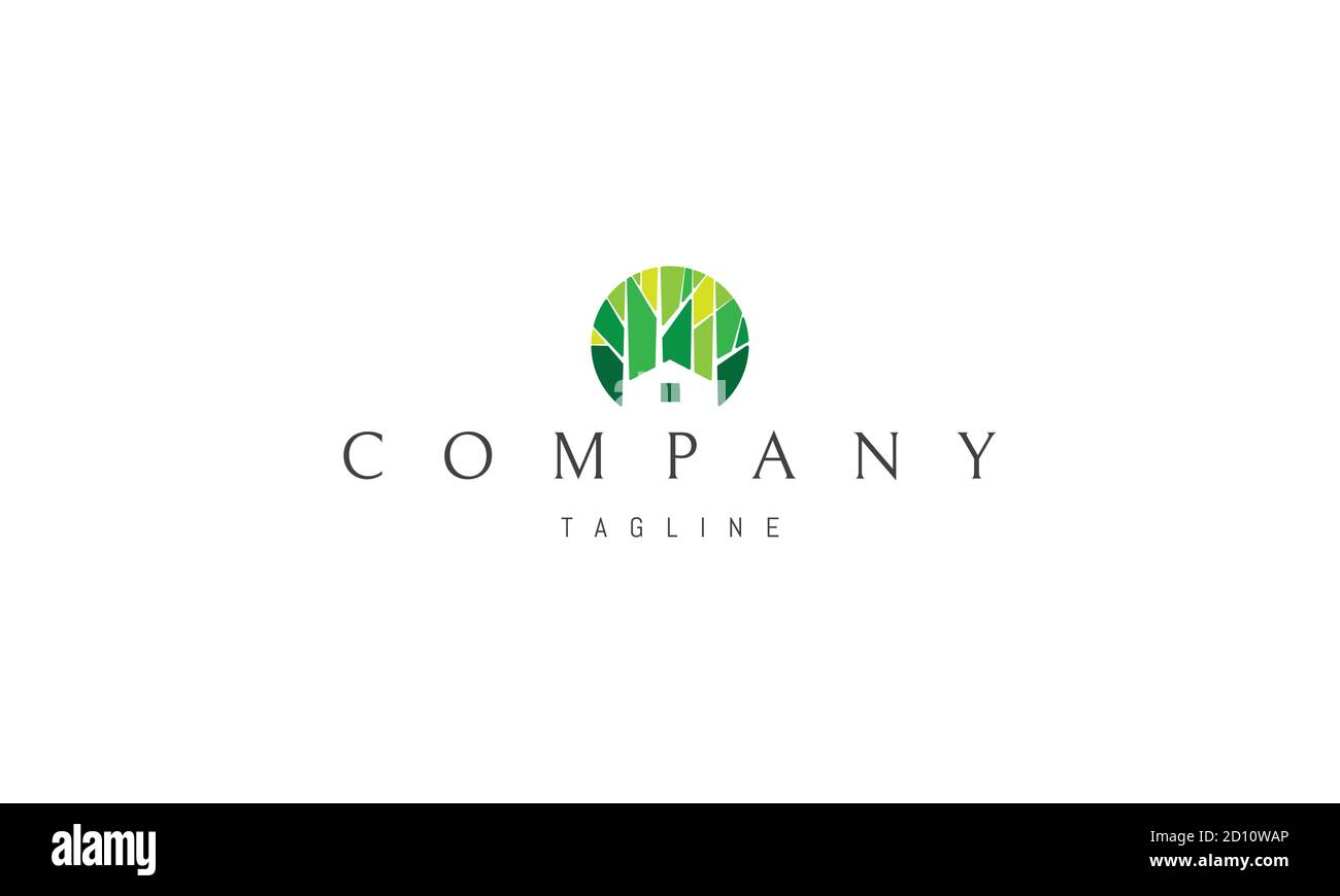 Vector color logo on which an abstract image of the silhouette of a ...