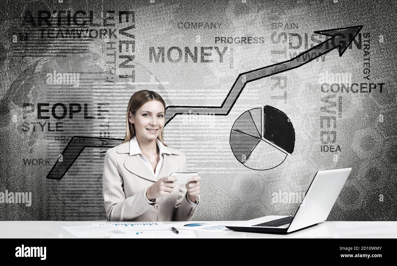 Electronic business concept Stock Photo - Alamy