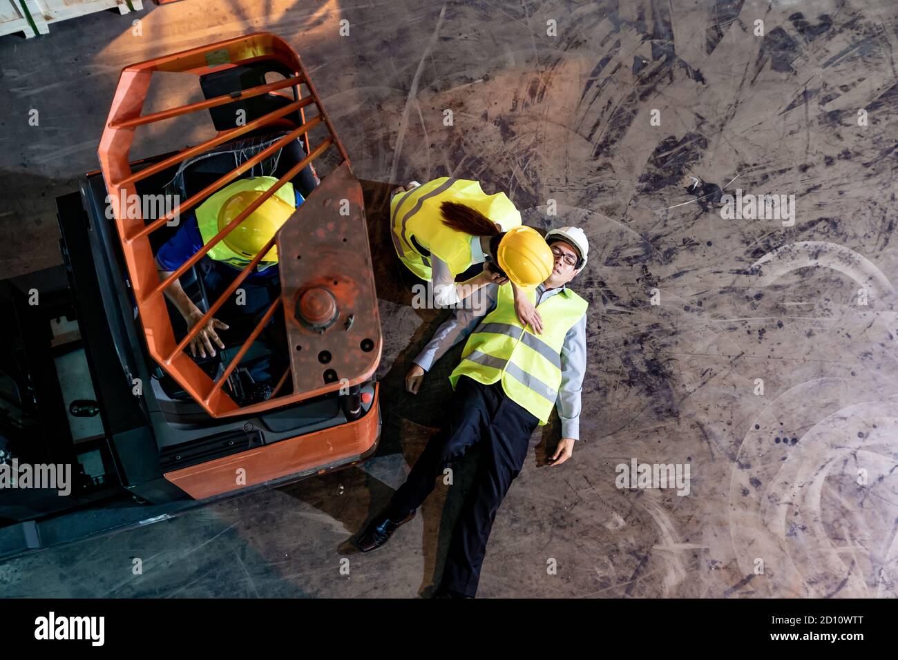 Forklift accident hi-res stock photography and images - Alamy