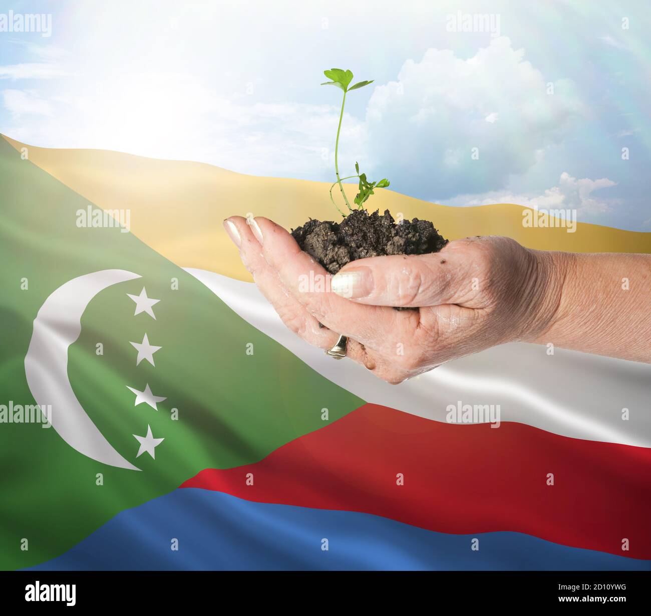 Comoros growth and new beginning. Green renewable energy and ecology ...