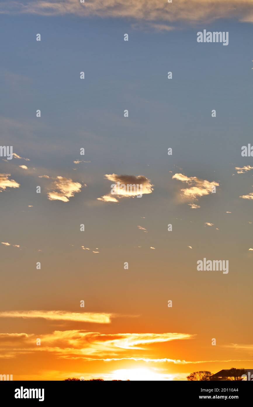 Sunrise in australian outback Stock Photo - Alamy