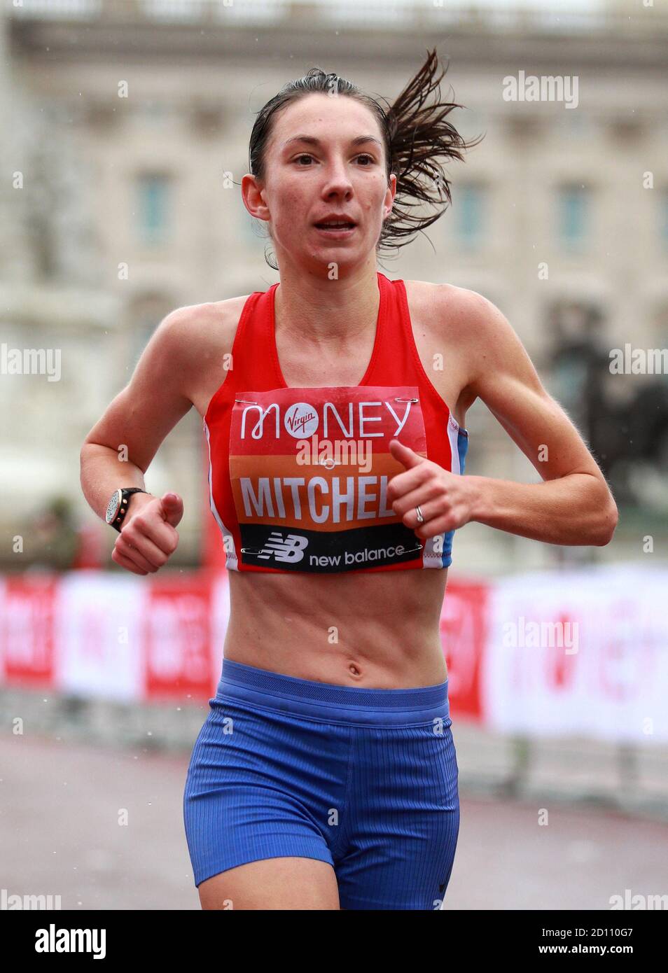 Great Britain's Naomi Mitchell in action during the Women's Elite Race ...