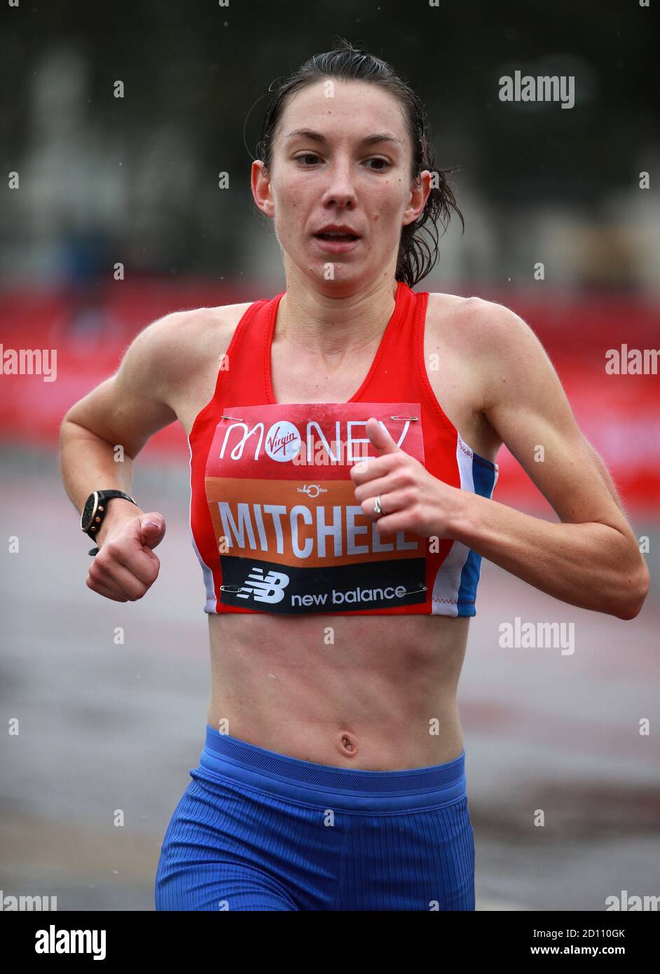 Great Britain's Naomi Mitchell in action during the Women's Elite Race ...