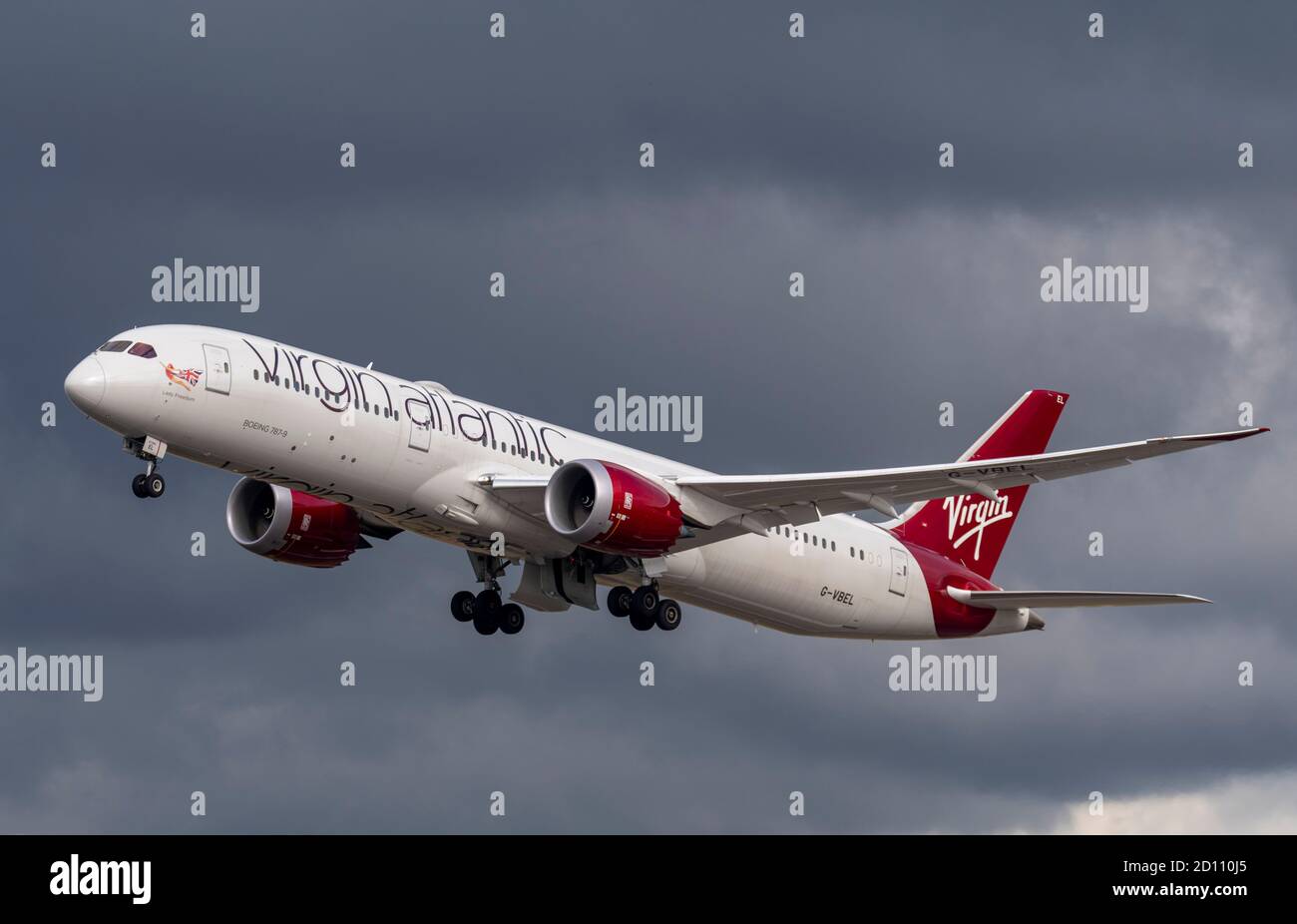 Virgin Atlantic Boeing 787 -9 Dreamliner jet airliner plane G-VBEL ...