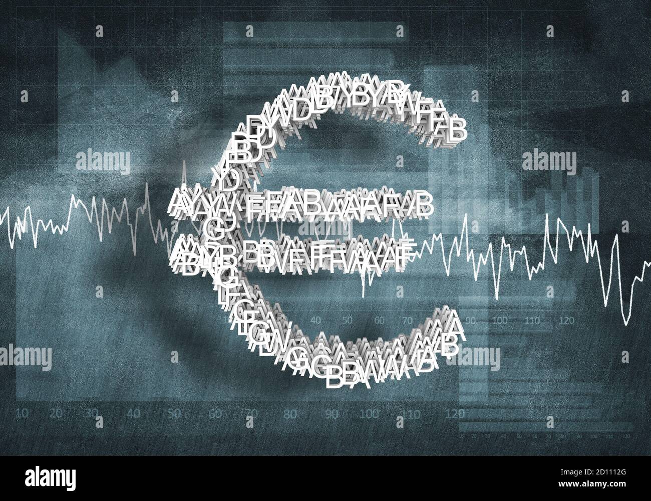 Euro currency rate Stock Photo - Alamy