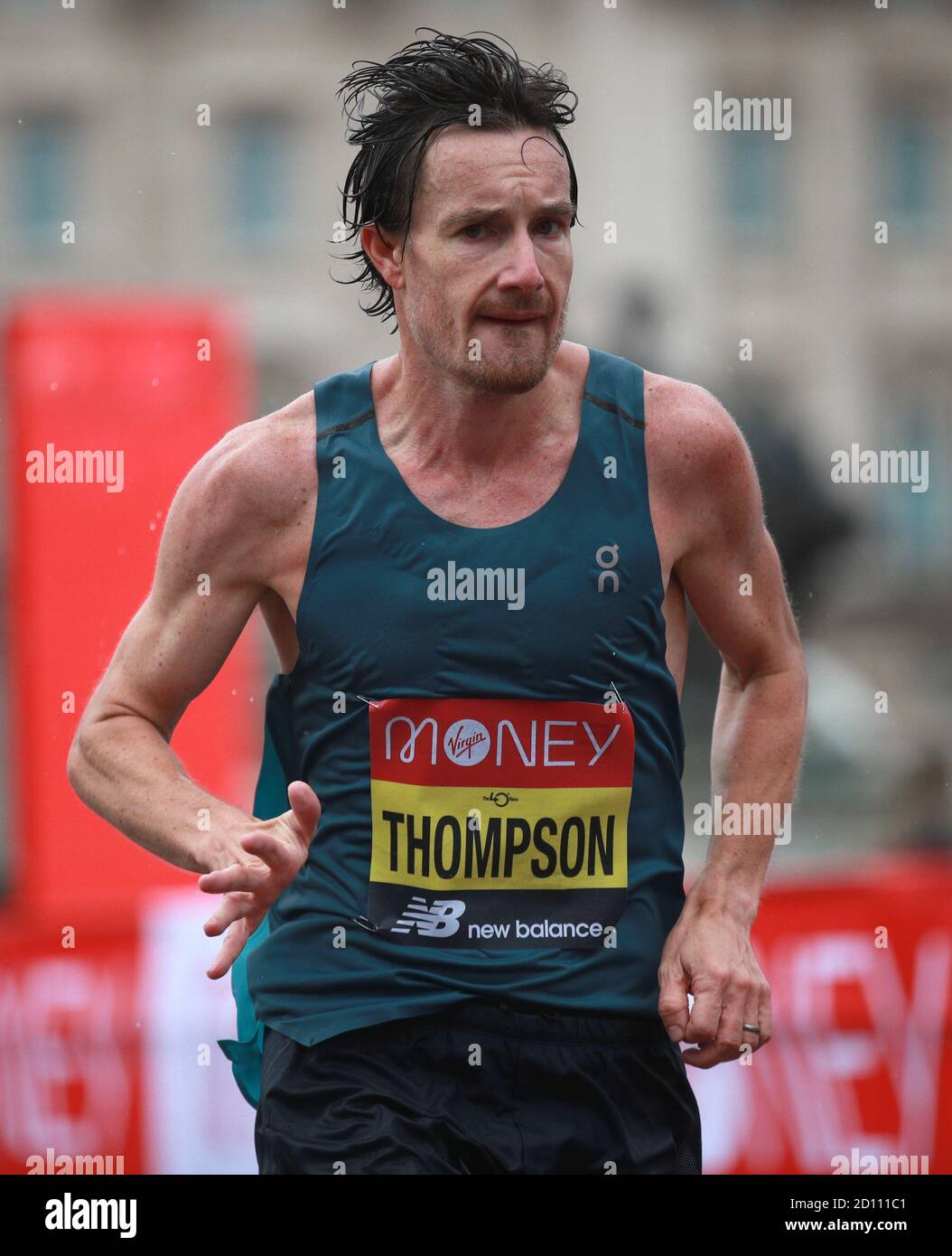 Great Britain's Chris Thompson in action during the Men's Elite Race ...