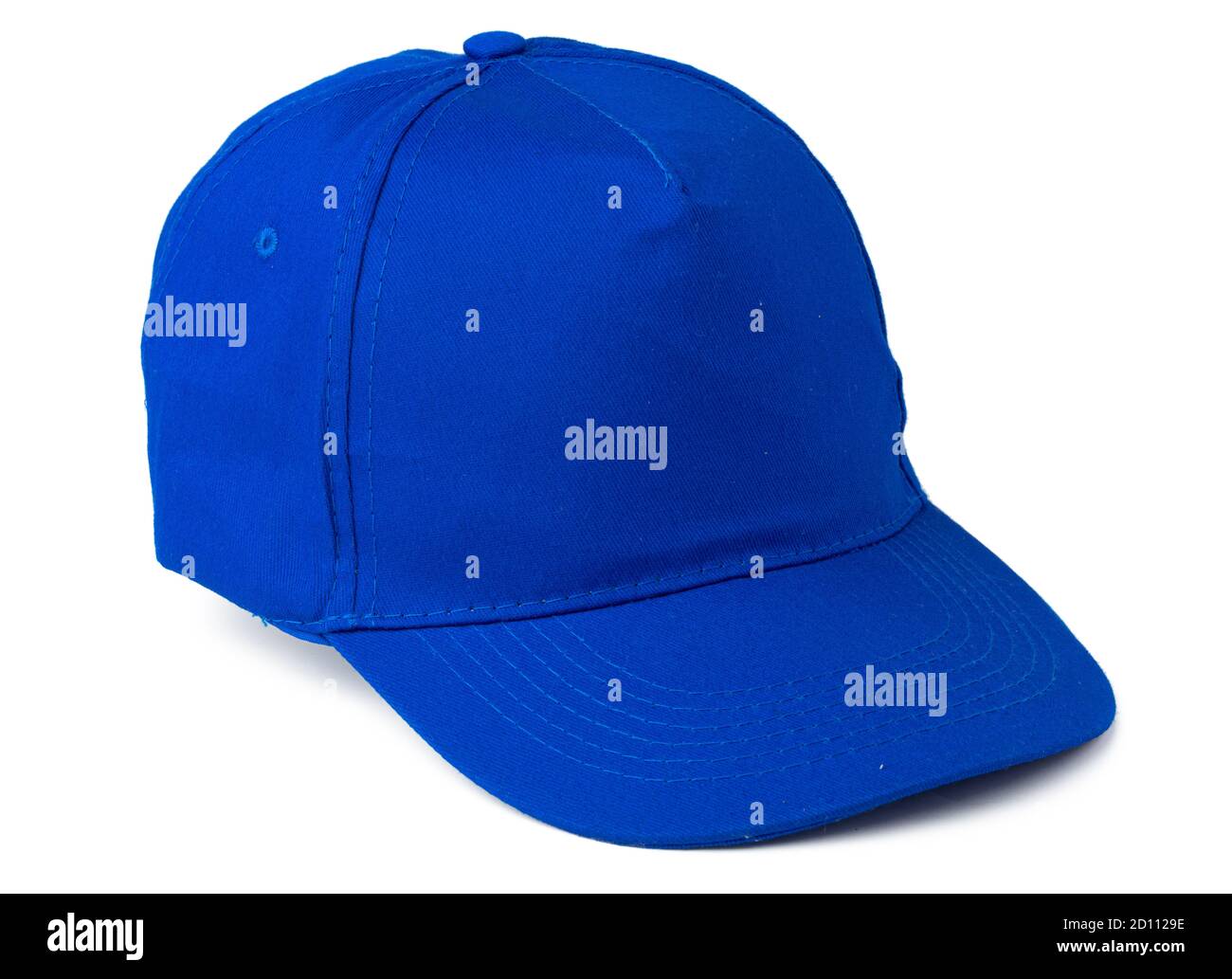 Blue Baseball cap isolated on white background Stock Photo - Alamy