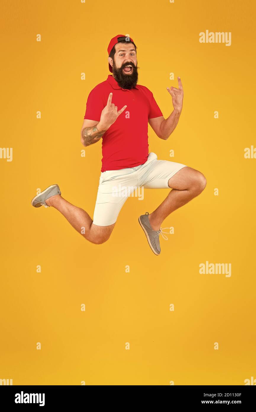 Energy charge. Healthy guy feeling good. Inspired concept. Always in ...