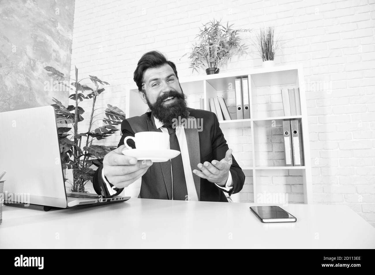 Enjoy pleasant Black and White Stock Photos & Images - Alamy