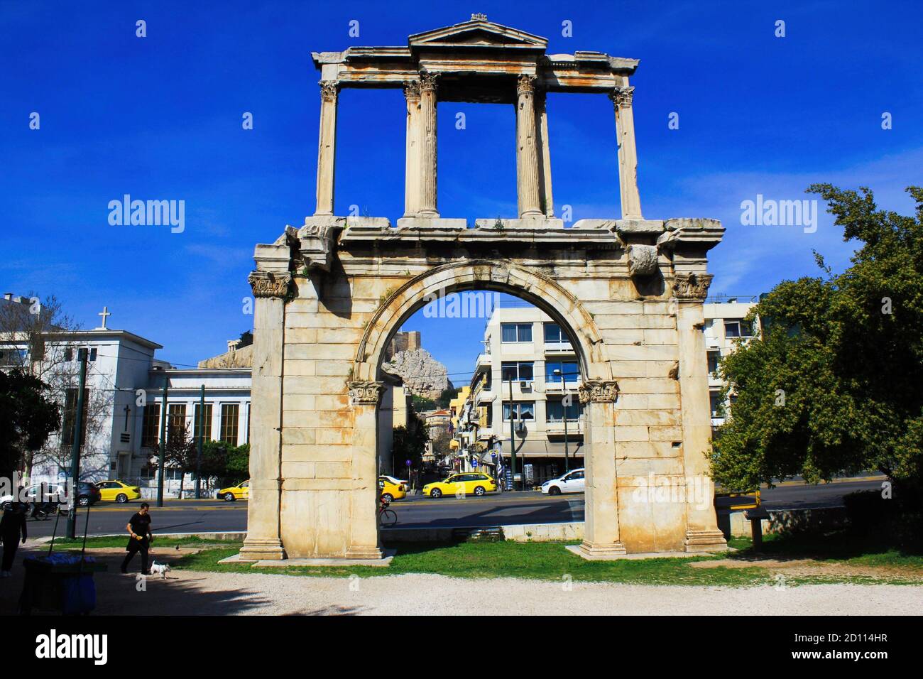 Greek triumphal arch tower hi-res stock photography and images - Alamy