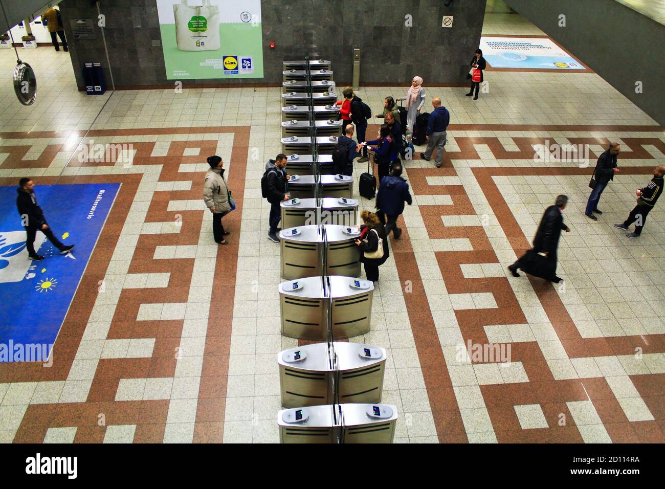 Syntagma metro station hi-res stock photography and images - Alamy