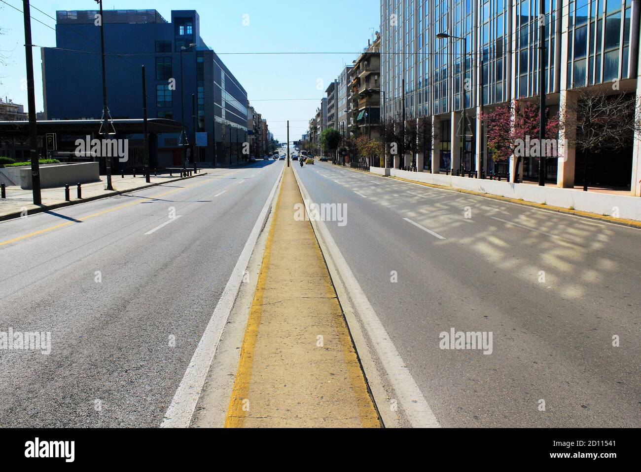 Road signs athens greece hi-res stock photography and images - Alamy