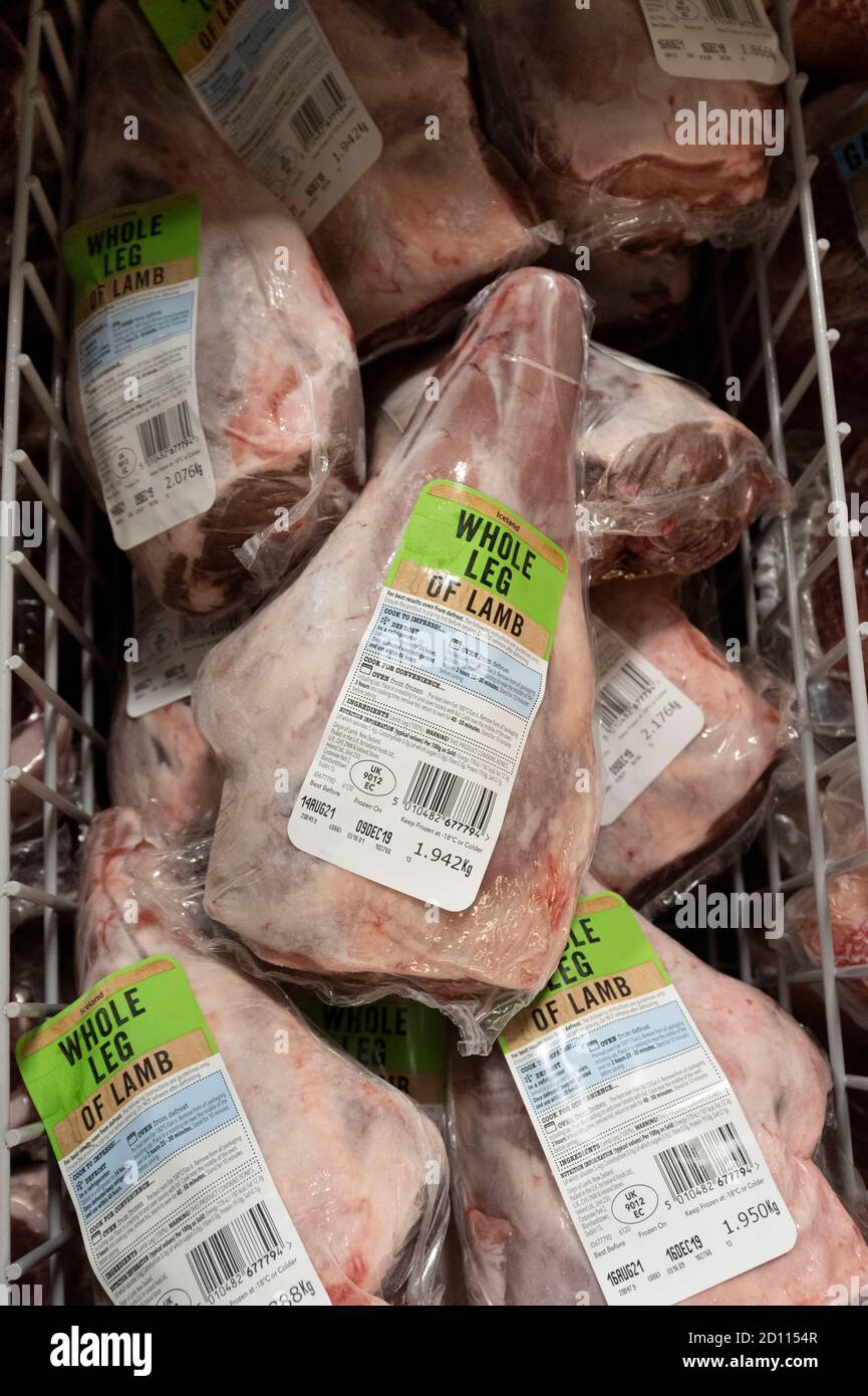 Frozen leg of lamb hi-res stock photography and images - Alamy