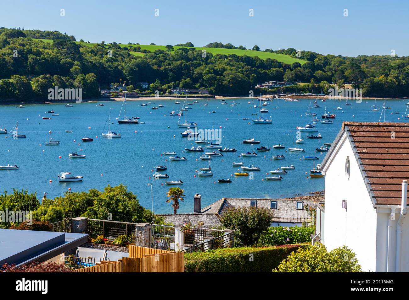 Riverside at Helford Passage a small village located near the mouth of ...