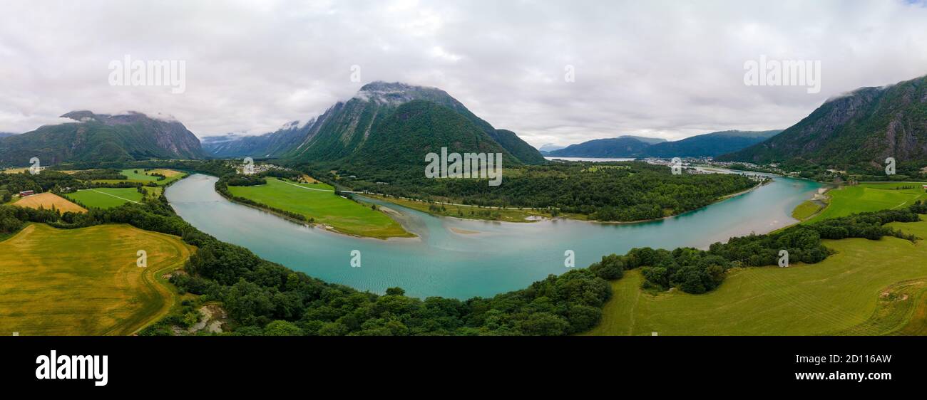 Andalsnes town view hi-res stock photography and images - Alamy