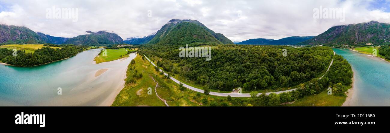 Andalsnes town view hi-res stock photography and images - Alamy