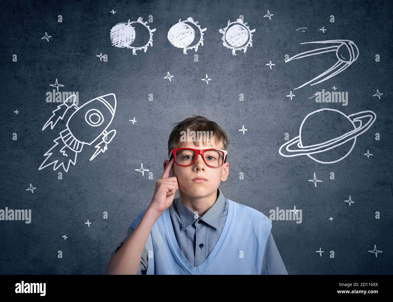 Childhood Dreams of future Stock Photo - Alamy