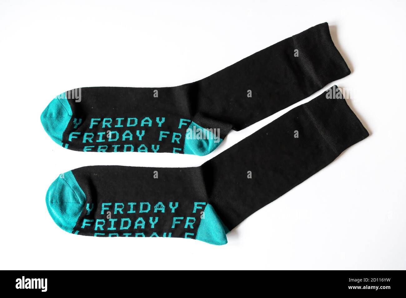 Colourful socks with the Days of the week Friday Stock Photo - Alamy
