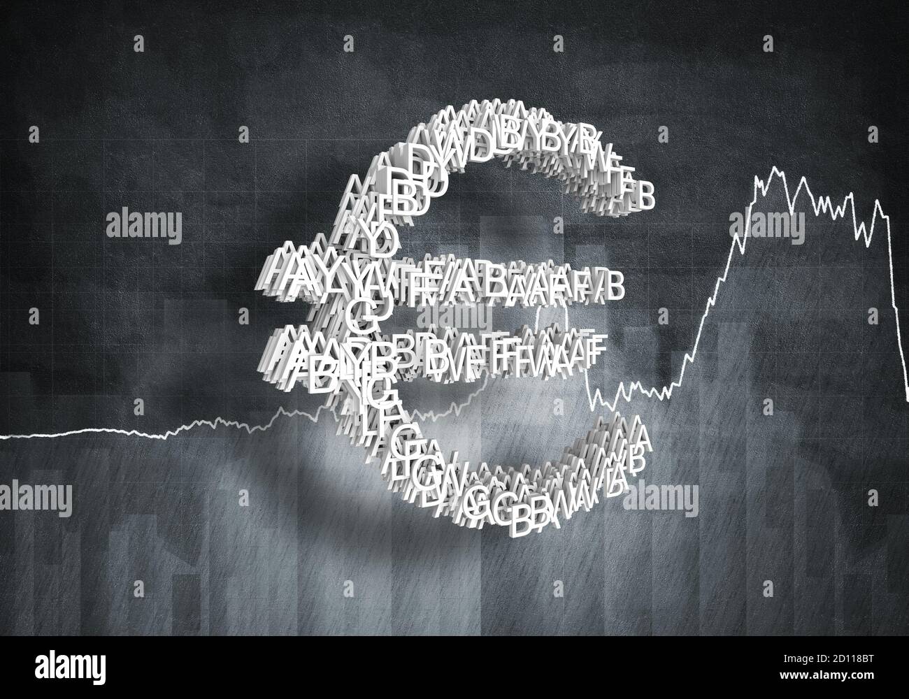 Euro currency rate Stock Photo - Alamy