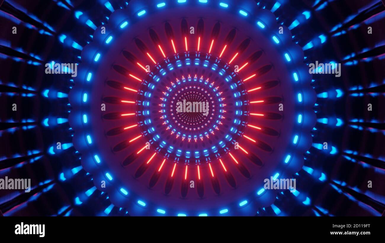 Bright Interdimensional Cyber Space Port 4k uhd 3d illustration ...