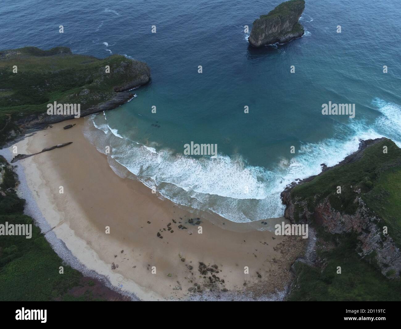 Aerial view cliffs cantabrico hi-res stock photography and images - Alamy
