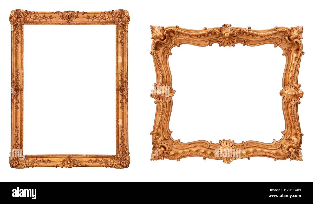 isolated antique picture frame Stock Photo - Alamy