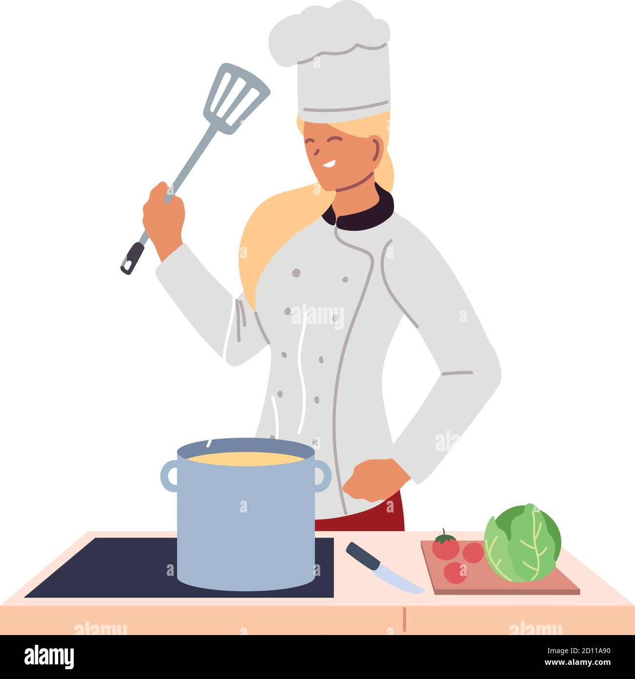 Chefs At Work Clipart