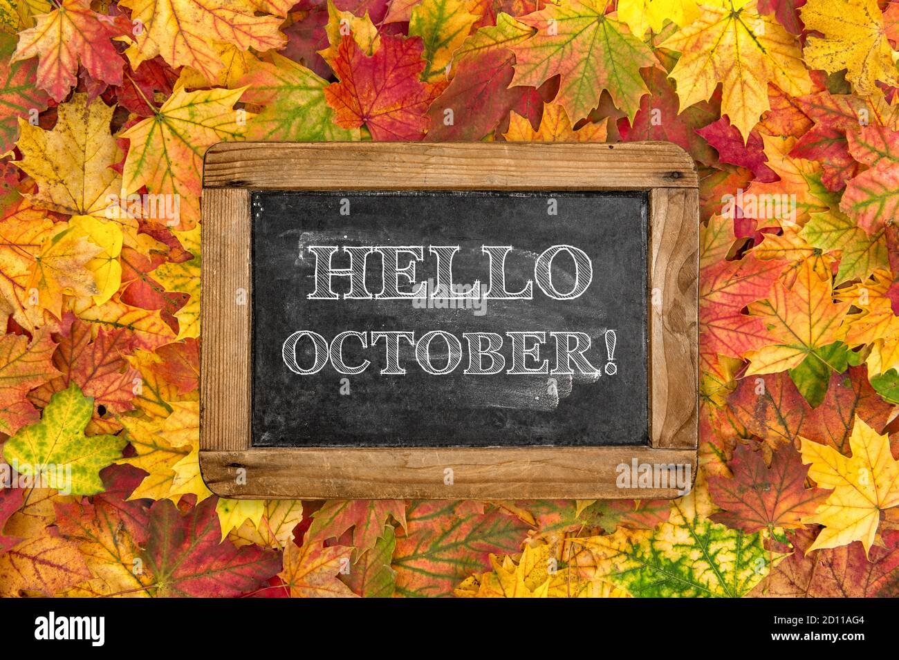 Hello october hi-res stock photography and images - Alamy