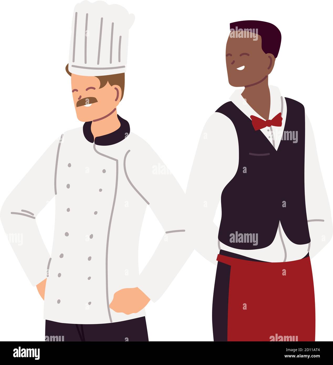 Chef uniforms Stock Vector Images - Alamy