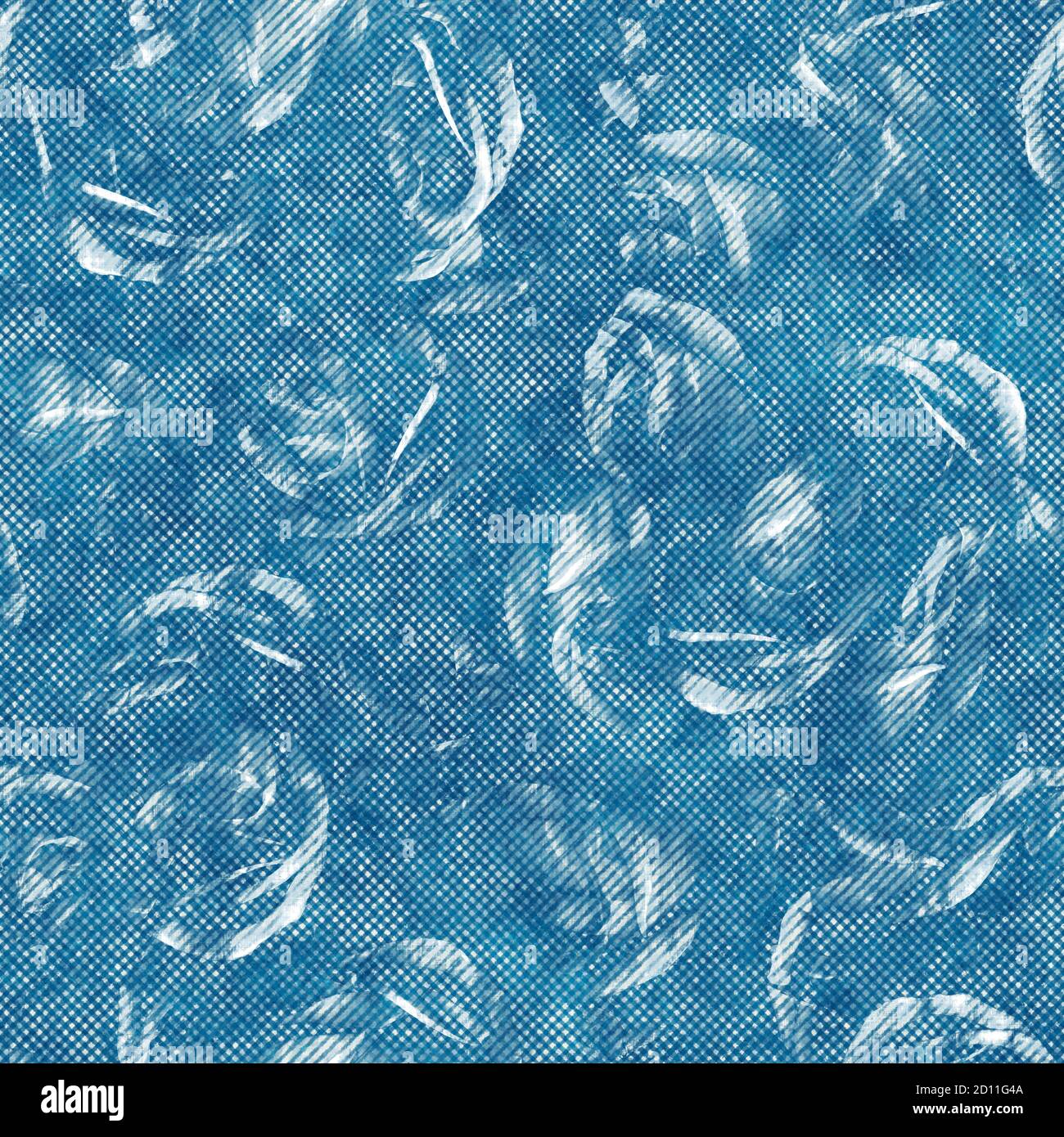 Seamless blue ink pen crosshatch blueprint pattern Stock Photo - Alamy