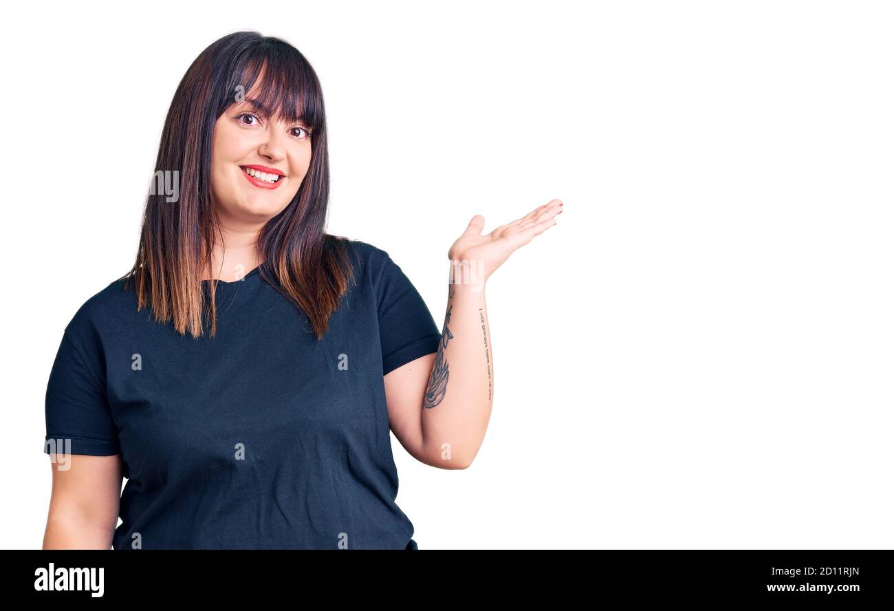 Portrait cheerful plus size Cut Out Stock Images & Pictures - Alamy