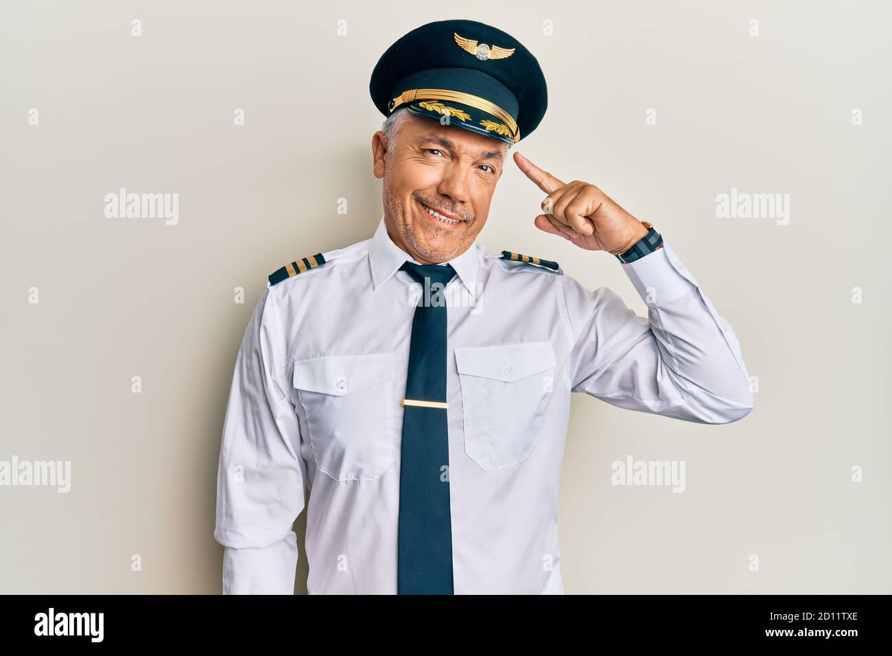 Airplane pilot hand pointing hi-res stock photography and images - Alamy