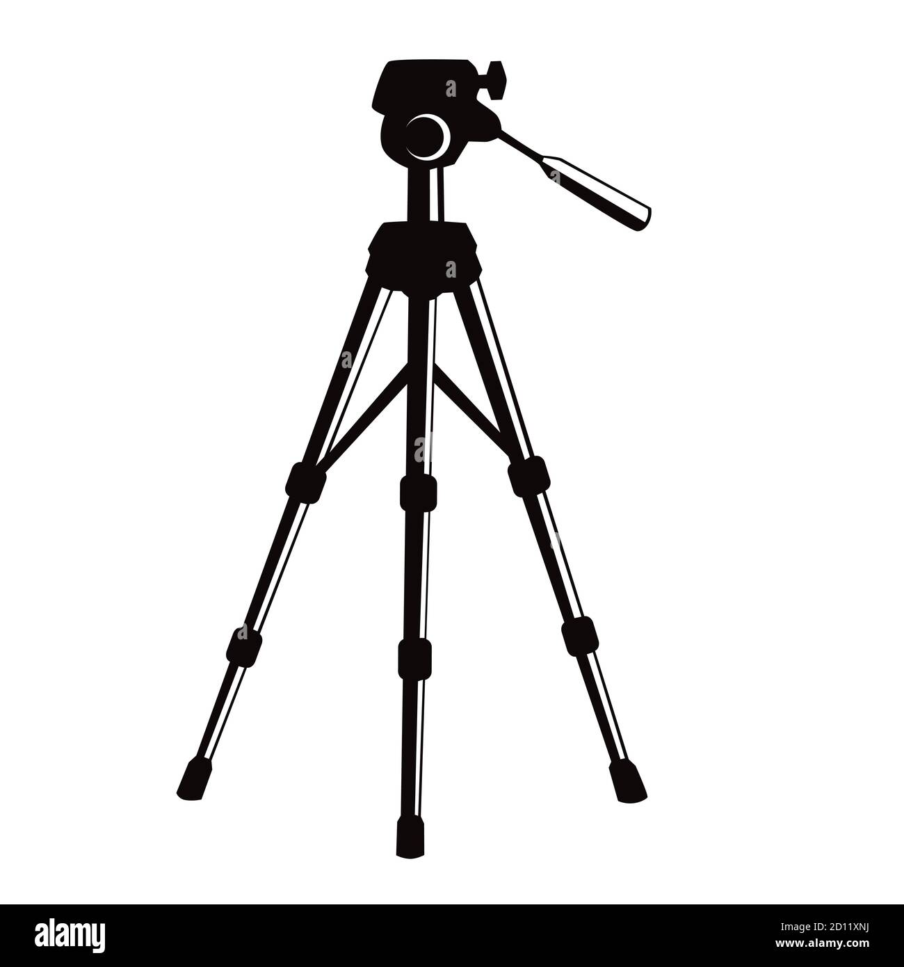 tripod isolated on white Stock Vector Image & Art - Alamy