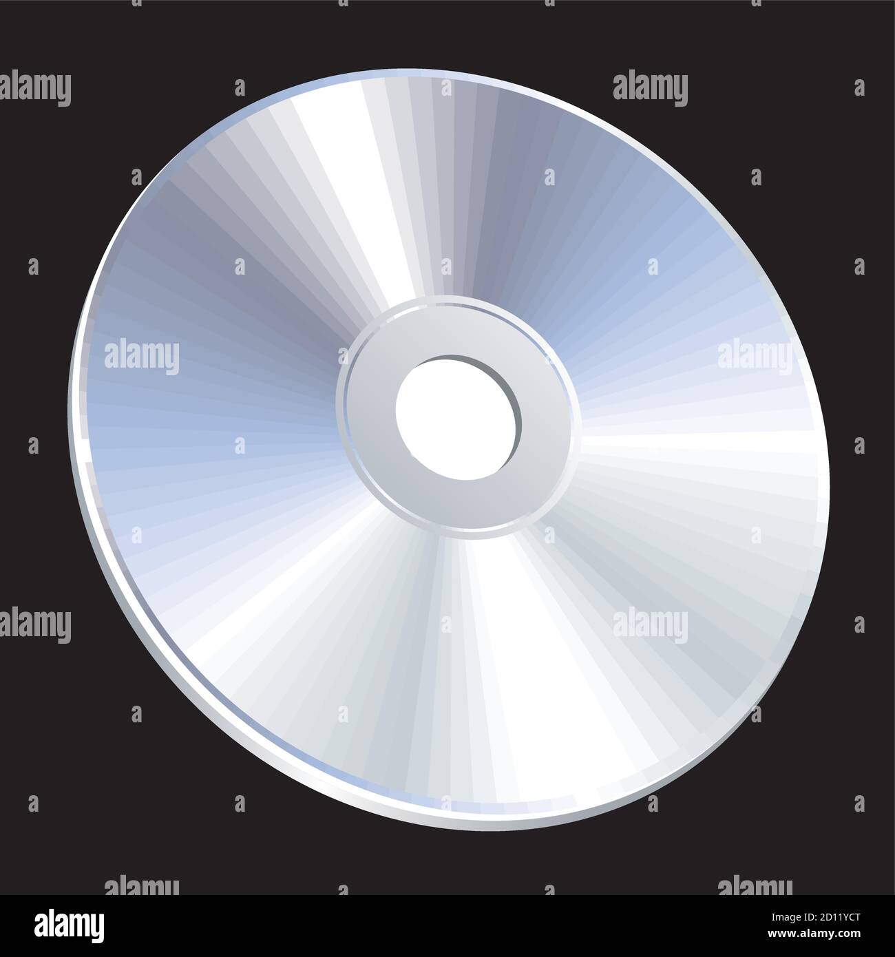 disc isolated on black Stock Vector Image & Art - Alamy