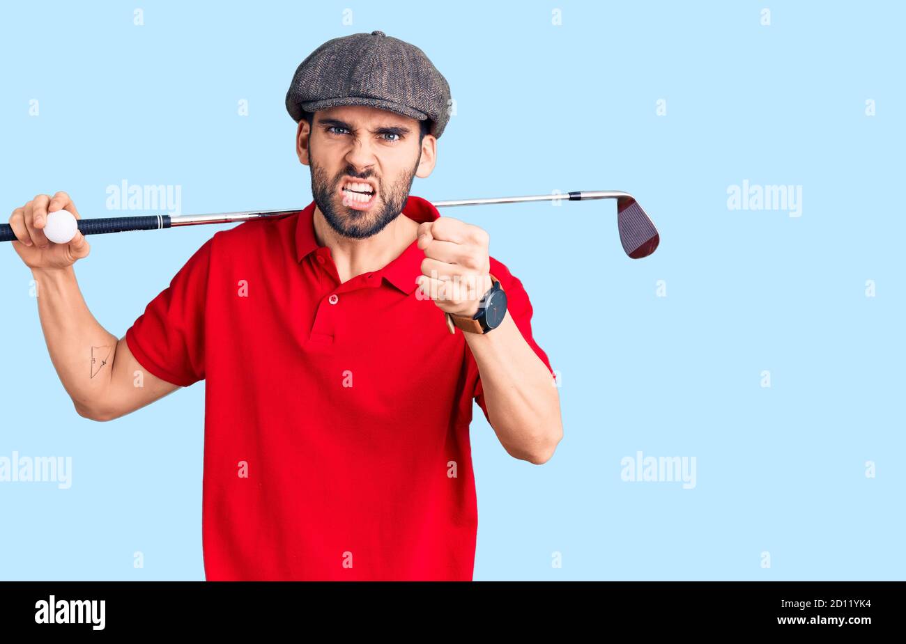 Shouting golfer hi-res stock photography and images - Alamy