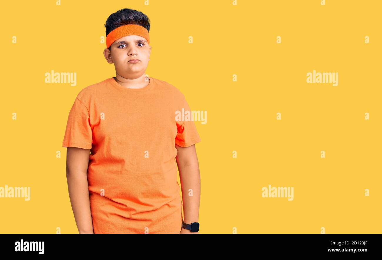 Little boy kid wearing sportswear looking sleepy and tired, exhausted ...