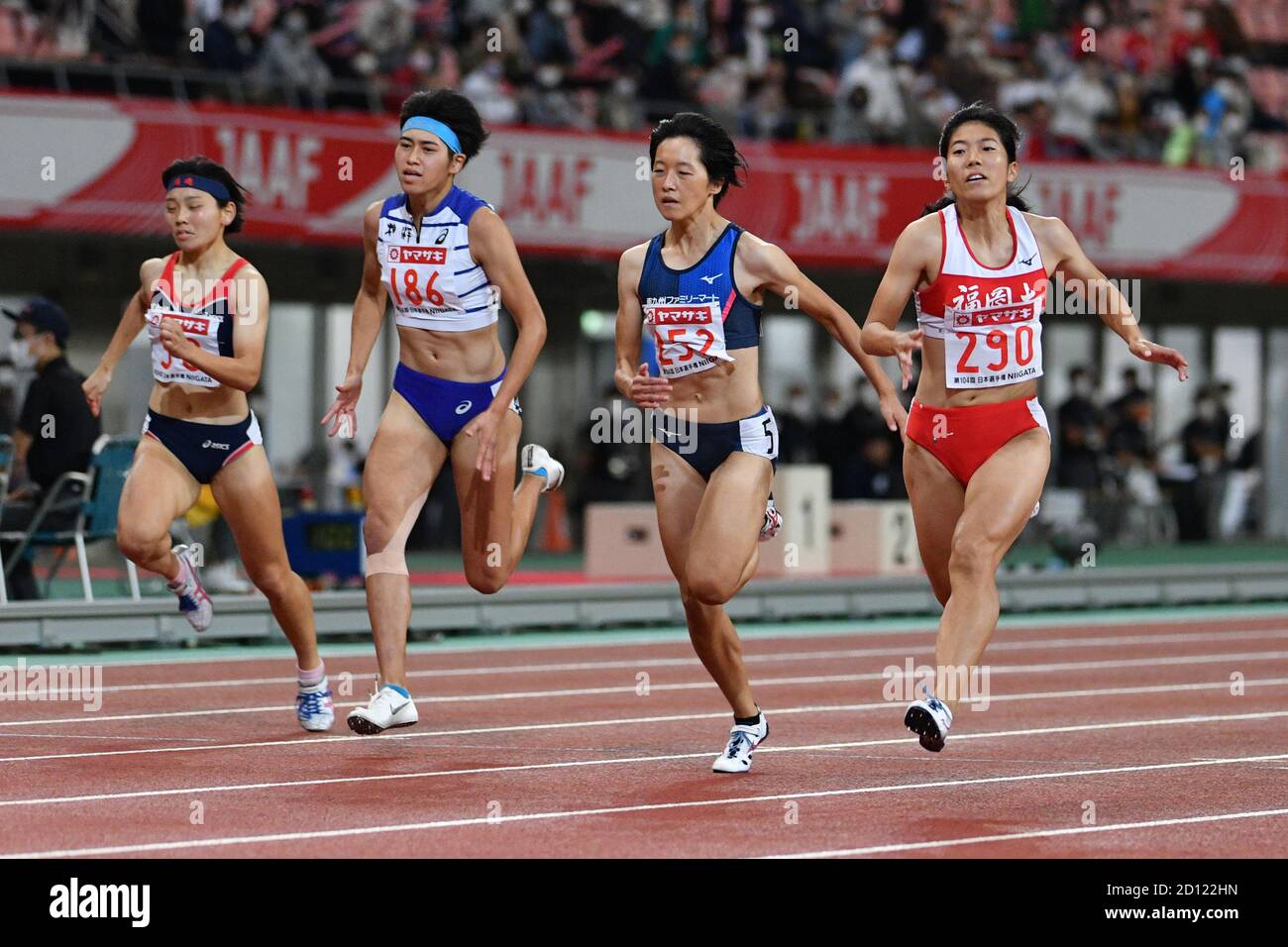Niigata, Japan. Japan. Credit: MATSUO. 2nd Oct, 2020. (L-R) Marin ...