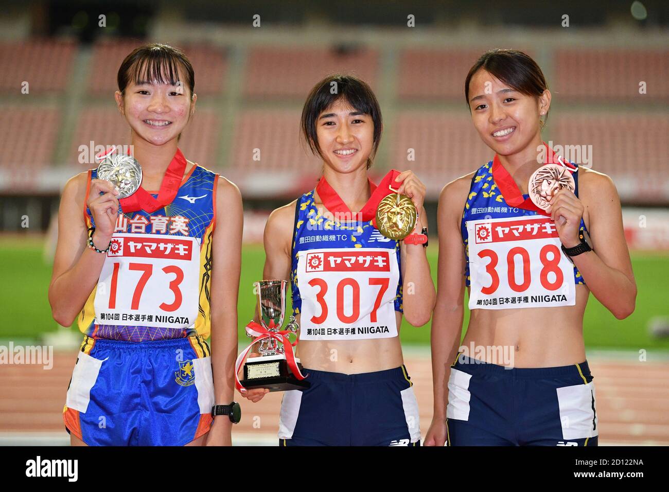Niigata, Japan. Japan. Credit: MATSUO. 2nd Oct, 2020. (L-R) Nanaka ...