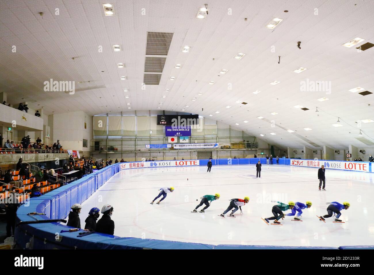 Nagano, Japan. 3rd Oct, 2020. General view Short Track Skating : The ...