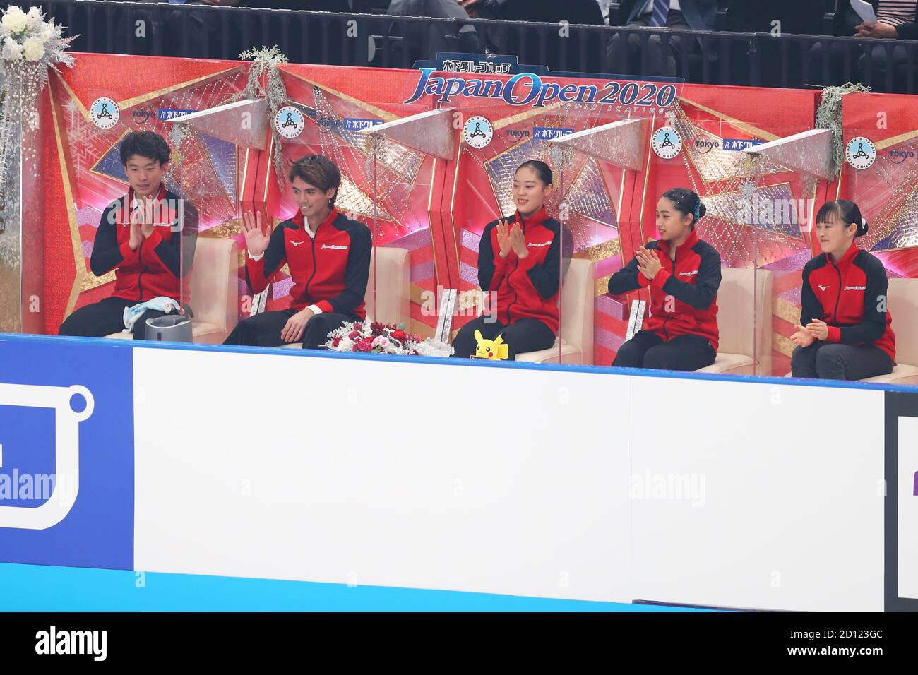 Saitama, Japan. 3rd Oct, 2020. (L to R) Lucas Takeshi Honda, Ryuju Hino, Tomoe Kawabata, Mako ...