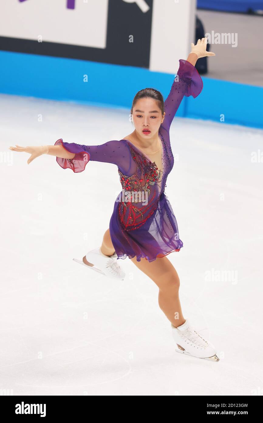 Saitama, Japan. 3rd Oct, 2020. Wakaba Higuchi Figure Skating : Japan Open 2020 at Saitama Super ...