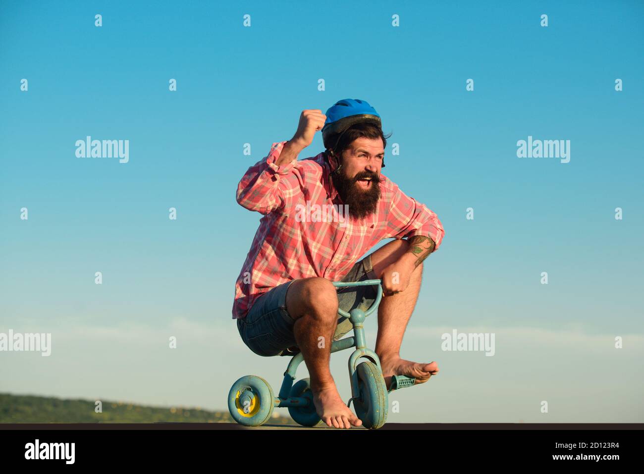 Funny bike rider hi-res stock photography and images - Alamy