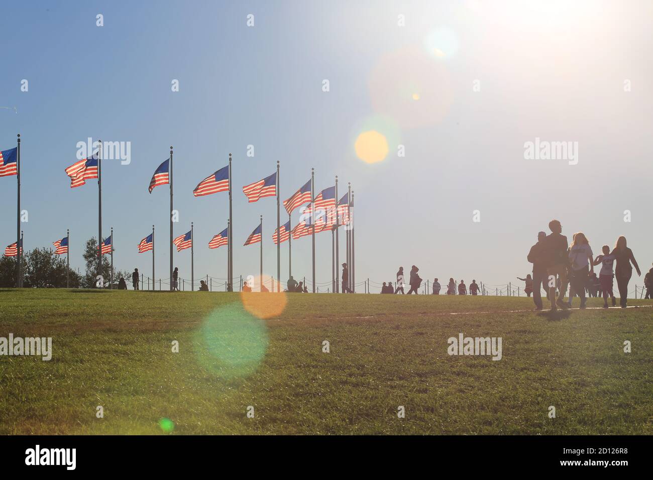 usa flag in the wing Stock Photo - Alamy