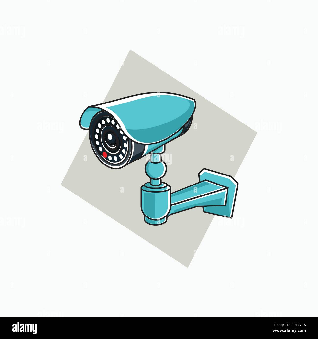 vector illustrations - tosca CCTV (camera surveillance) for security ...