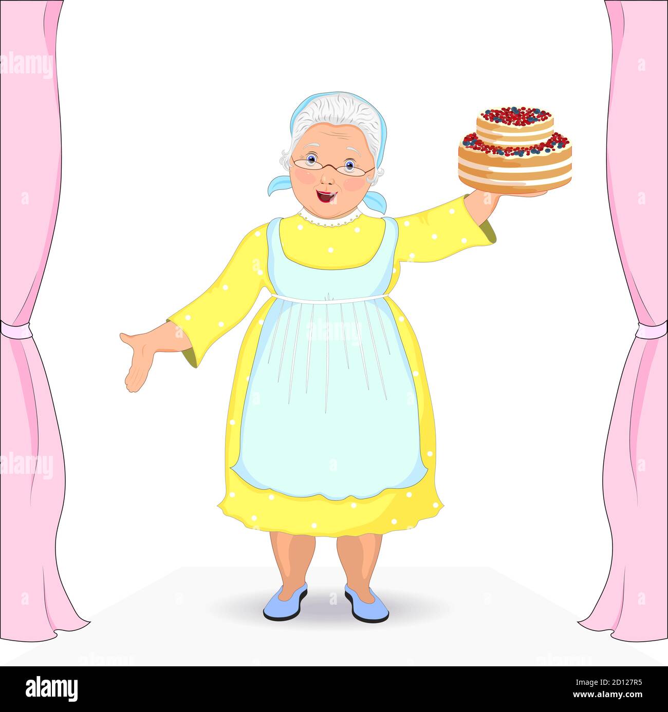 Pastries preparation Stock Vector Images - Alamy